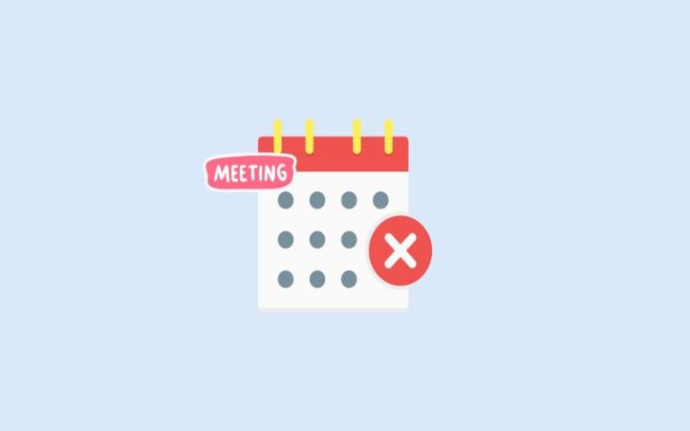 meeting cancellation message example